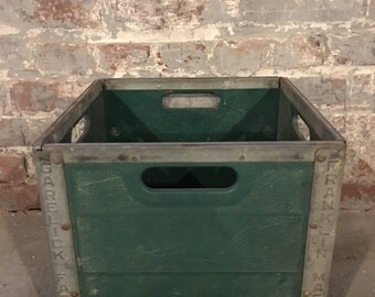 Stackable wood crate | Etsy