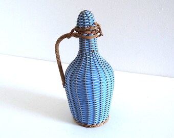 Unique wicker bottle related items | Etsy