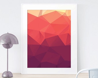 Printable modern art | Etsy
