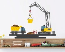 Unique crane wall decal related items | Etsy