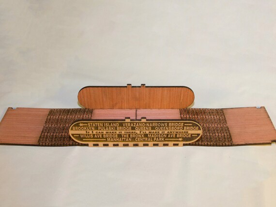 NYC Marathon Keepsake Box with Living Hinge New York City