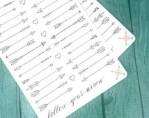 Unique arrow stickers related items | Etsy