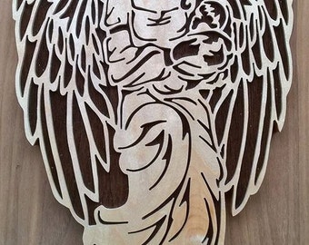 Scroll saw angel | Etsy