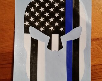 Spartan blue line | Etsy