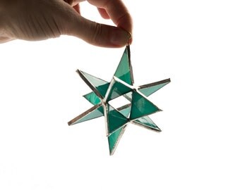 Glass moravian star | Etsy