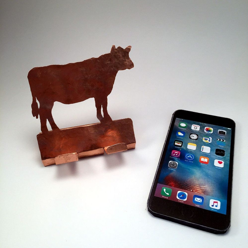 Cow Cell Phone Holder Cell Phone Stand Steer Cell Phone