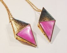 Unique inverted triangle related items | Etsy