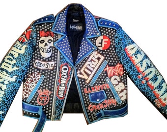 Studded Levi's Denim Jacket Oversize Boyfriend Fit by debuts