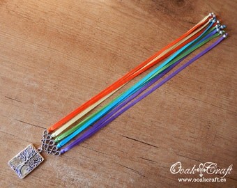 Satin ribbon bookmarks by OoakCraftsShop on Etsy