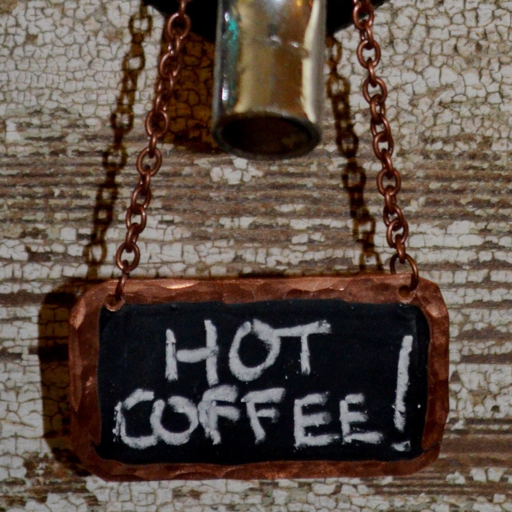 Copper Chalkboard ID Tag for your Beer or Beverage Faucet