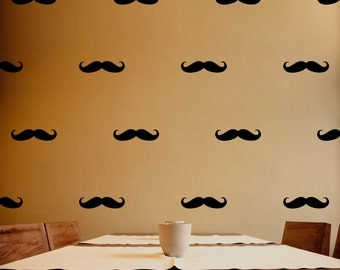 Mustache decal | Etsy