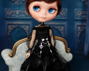 Gothic blythe doll | Etsy