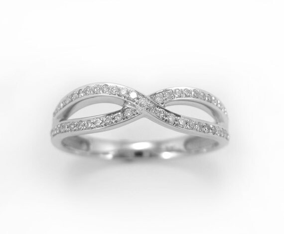 Diamond Infinity Ring Diamond Infinity Knot Ring Diamond