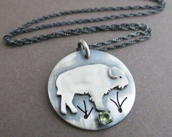 Buffalo necklace | Etsy