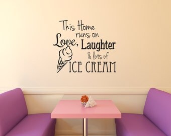 Ice cream decal | Etsy