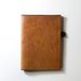 Leather Journal Case with pockets and pen holder Horween