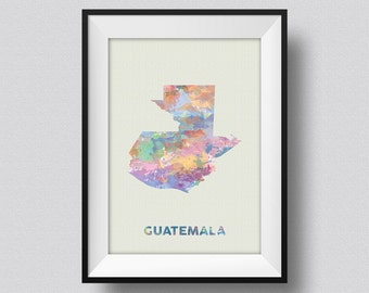 Guatemala poster | Etsy