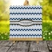 Navy Blue Chevron Digital Paper Pack Instant Download