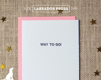 Huzzah Walrus Letterpress Card