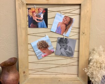 Rope picture frame | Etsy