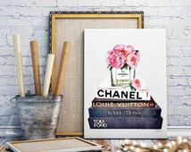 Unique chanel artwork related items | Etsy