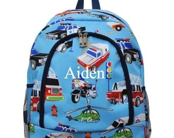 Fire truck backpack | Etsy