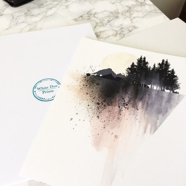 Nature inspired prints for the home by WhiteDoePrints on Etsy