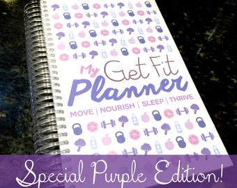 Printable Fitness Planner Nutrition & Workout by PowerSnowDesigns