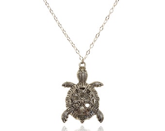Sea turtle necklace | Etsy