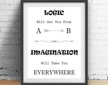 Unique modern logic related items | Etsy