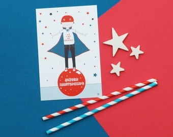 Superhero cards | Etsy