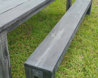 Reclaimed wood bench | Etsy