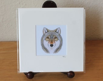 Wolf picture frame | Etsy