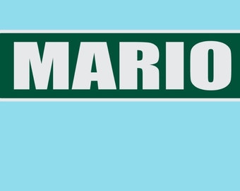 Mario sign | Etsy