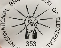 Unique ibew related items | Etsy