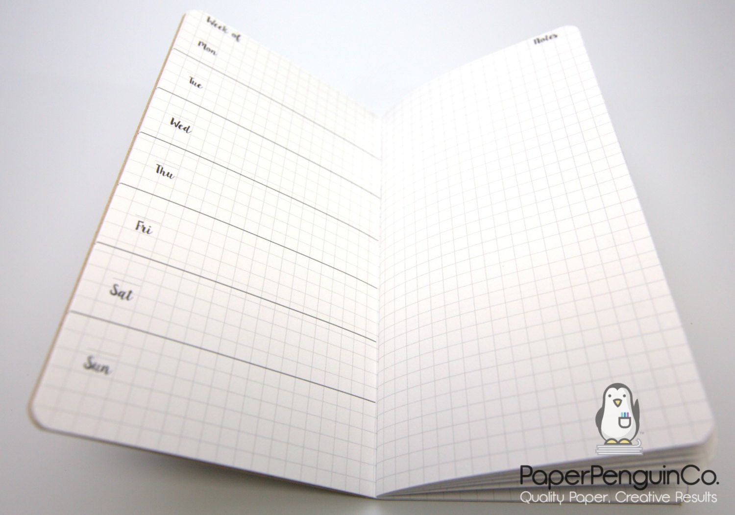 Midori Insert Weekly Calendar A5 Regular Wide B6 Personal A6