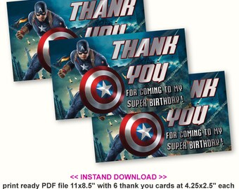 Avengers thank you | Etsy