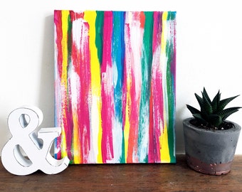 Colourful canvas | Etsy