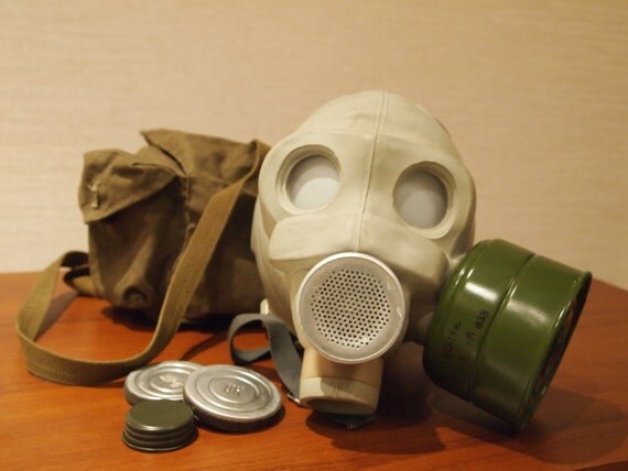 Soviet Military Gas Mask PMG-1 Nerekhta by RubinLeather on Etsy