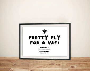 Unique wifi password related items | Etsy