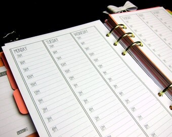 Large daily planner | Etsy