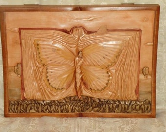 Butterfly carving | Etsy