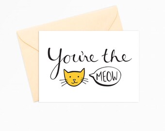 You're the cats meow | Etsy