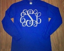 Unique vinyl monogram shirt related items | Etsy