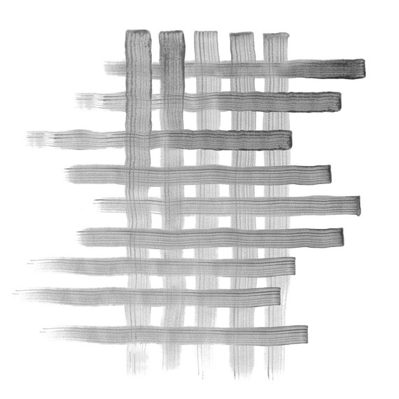 Grey wall art original abstract painting grey print art