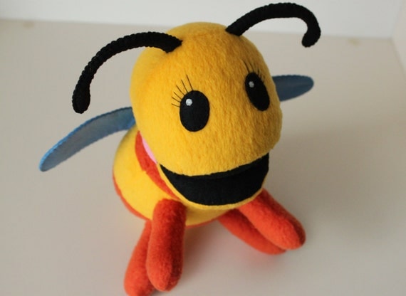 Medium Bee Fleece Toy