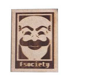 Fsociety mask | Etsy
