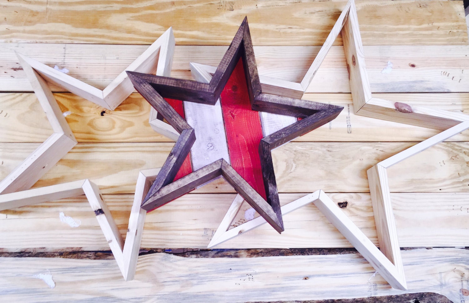 Reclaimed Wood Star TN Art Home Decor Reclaimed Wood by Maydby