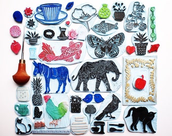 Handprint stamp | Etsy