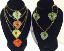 Unique pinecone necklace related items | Etsy